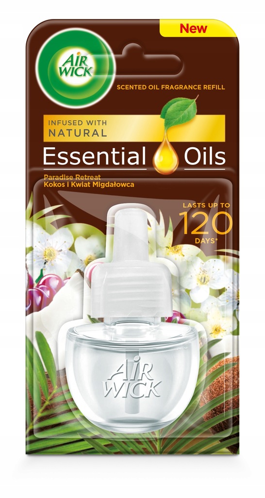 AIR WICK ELEKTRYCZNY WKŁAD ODŚWIEŻACZ KOKOS MIGDAŁ - 11529430188 - oficjalne archiwum Allegro