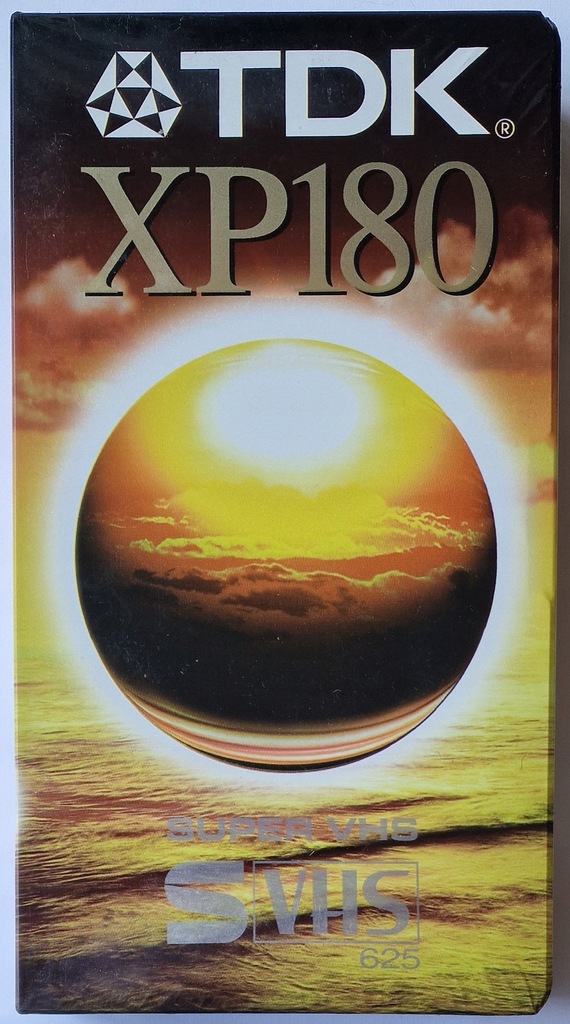 TDK XP 180 VHS Super VHS Nowa Kaseta Irl - 16654592921 - oficjalne archiwum Allegro