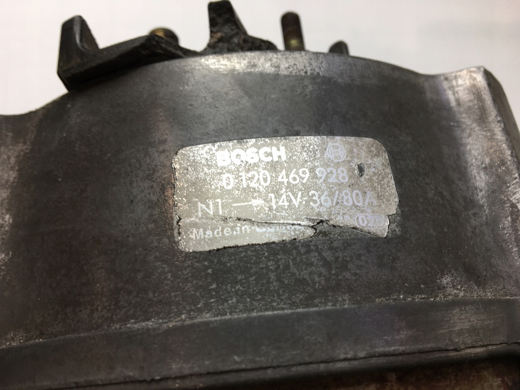 ALTERNATOR MERCEDES W124 0120469928 14V 36/80A - 14293360574 ...