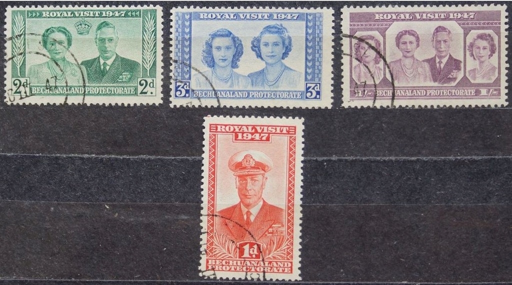 ANGLIA - BECHUANALAND - 1947 - WIZYTA KRÓLA -KASOW - 14237672630 ...