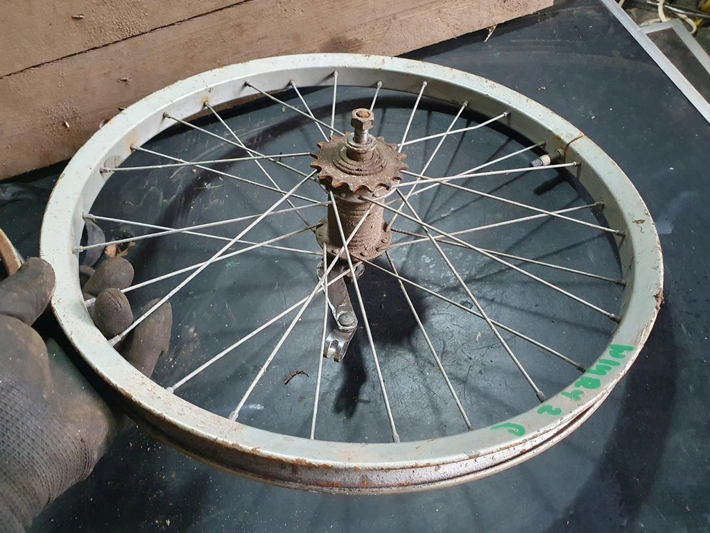 ZABYTKOWY ROWER ROMET WIGRY 2 KOŁO FELGA PRZÓD - 13951294829 ...