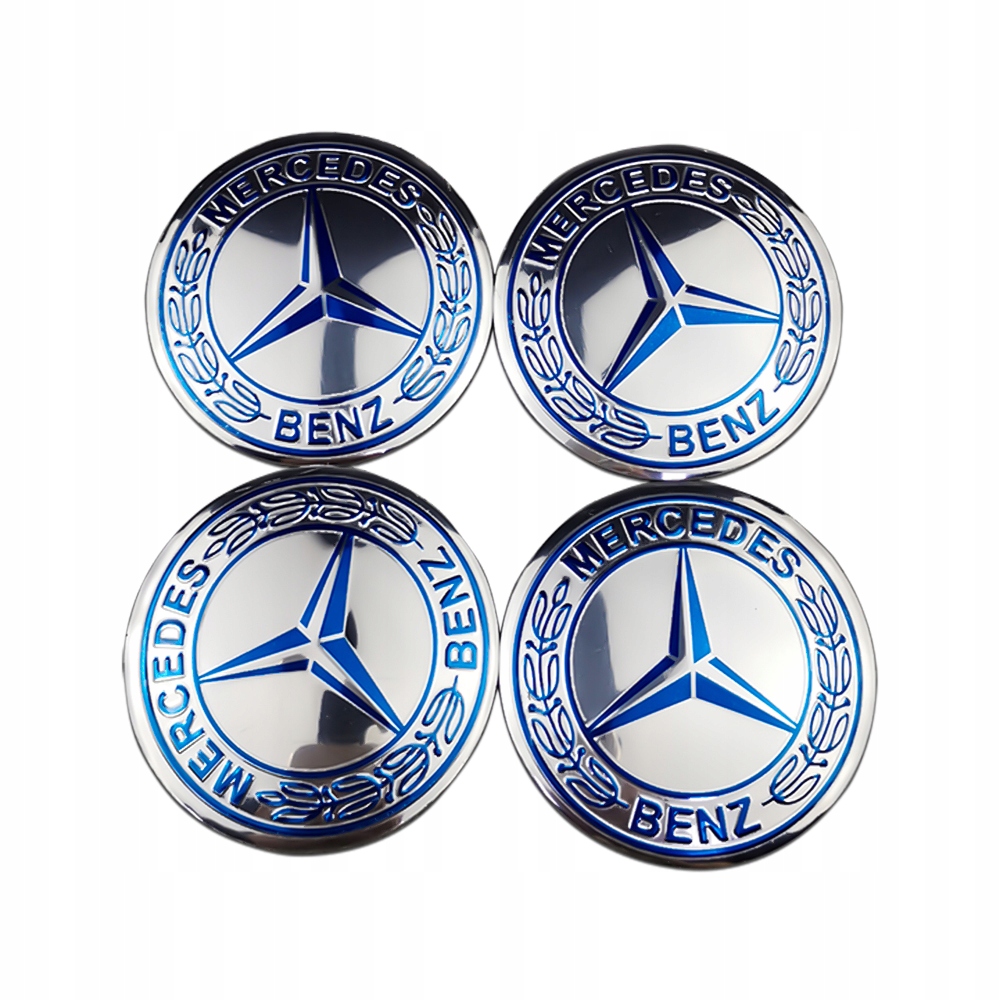 Naklejki kołpak koła samochodu Mercedes Benz 56MM - 11593976136 - oficjalne archiwum Allegro