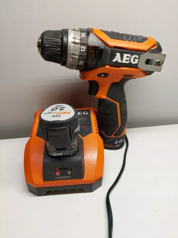 WKRĘTARKA AEG BS 12C2 MOCNA DWA AKU 2.0 - 12502111680 - oficjalne ...