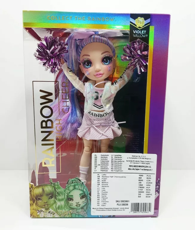 RAINBOW HIGH LALKA CHEER DOLL - VIOLET WILLOW - 12736678585 - oficjalne ...