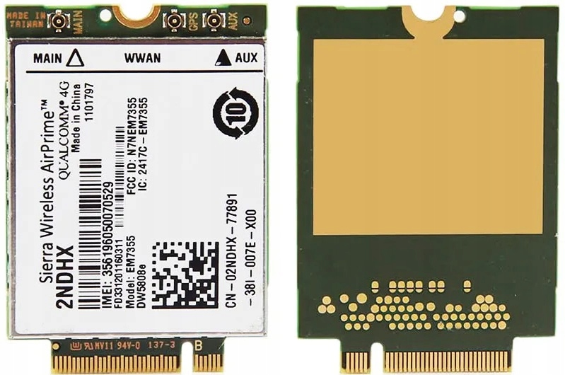 WWAN Sierra Wireless AirPrime DW5808e EM7355 2NDHX - 16317840228 ...