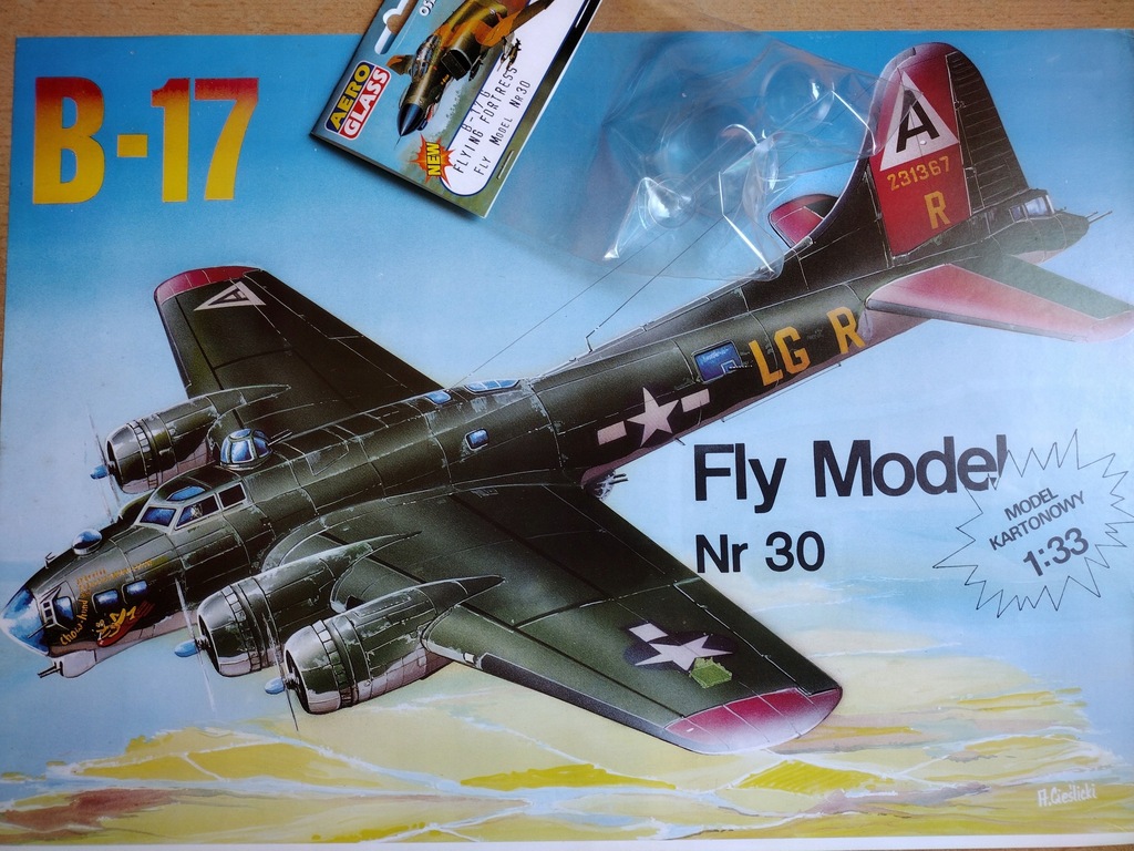 FLY MODEL CIĘŻKI BOMBOWIEC BOEING B-17G + kabinki - 13651923415 ...