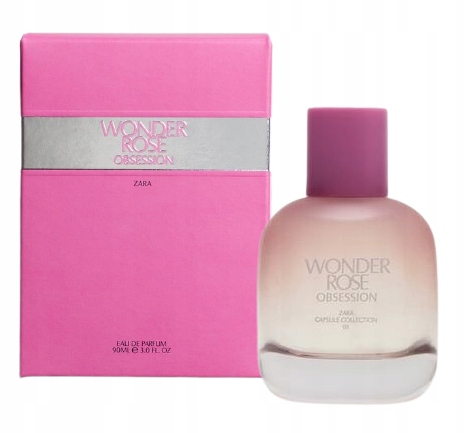 Z500 PERFUMY ZARA WONDER ROSE OBSESSION 90 Damskie - 13742252769 ...