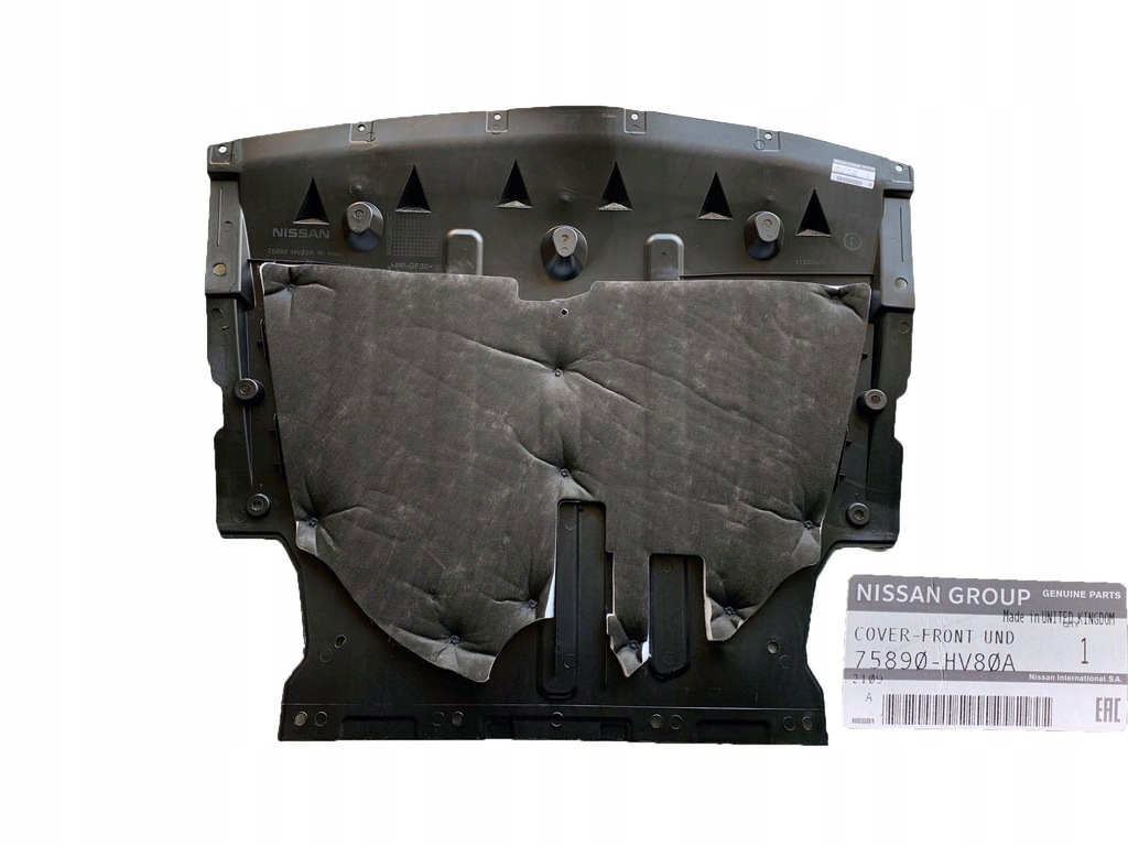 OE NISSAN QASHQAI OSŁONA SILNIKA DOLNA 75890HV80A - 12325180656 ...