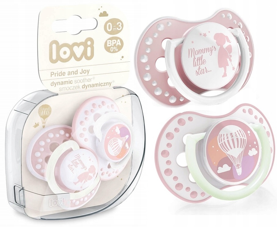 LOVI SMOCZEK DYNAMICZNY ORTODONTYCZNY 2 SZT 0-3 m - 7371399807 - oficjalne archiwum Allegro