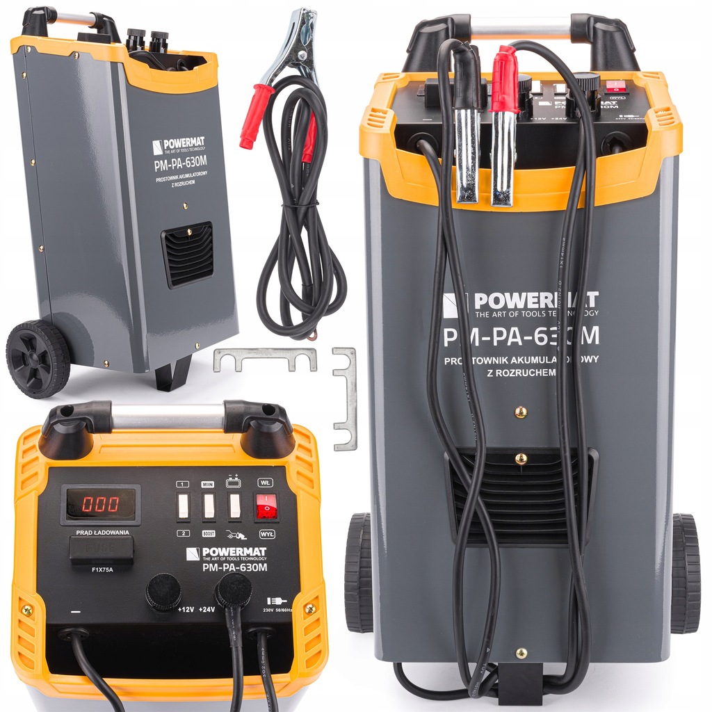 Prostownik AKUMULATOROWY Z Rozruchem 600A 12/24V - 12686047443 - oficjalne archiwum Allegro