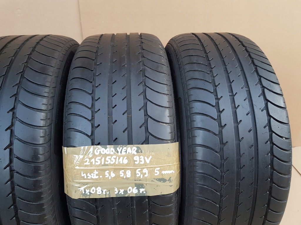 OPONY GOODYEAR EAGLE NCT 5 215/55 R16 93V KOMPLET - 11726838205 ...