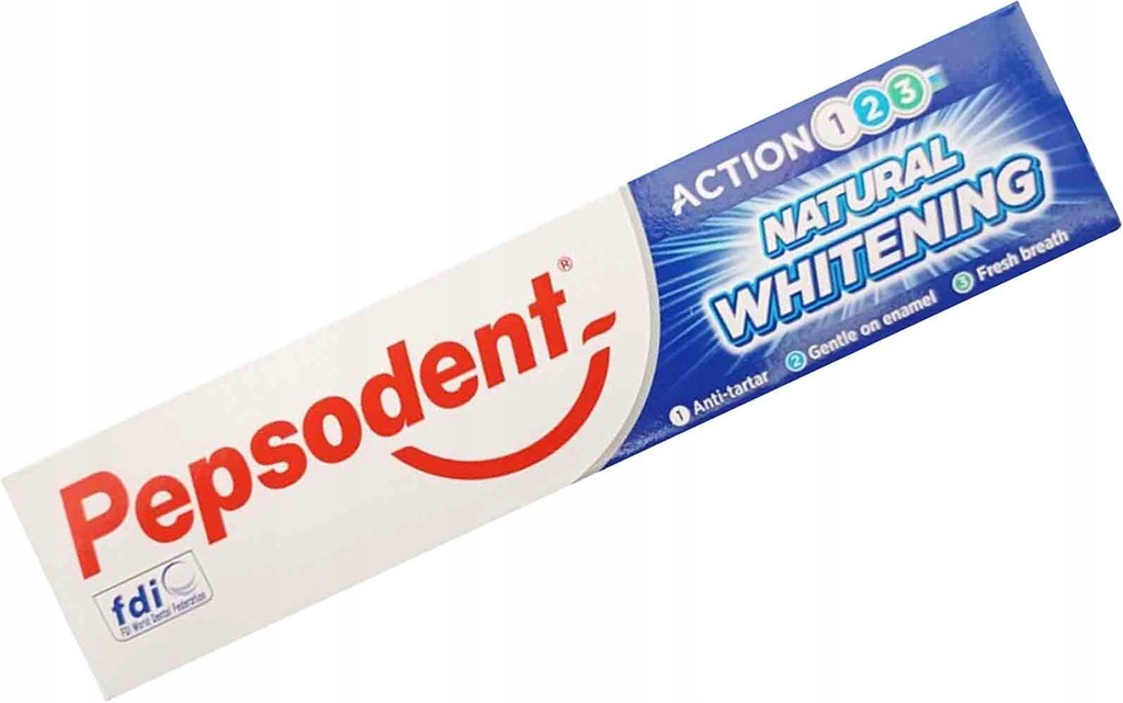 PEPSODENT PASTA DO ZĘBÓW 75 ml ACTION NATURAL whitening - 14713999037 ...
