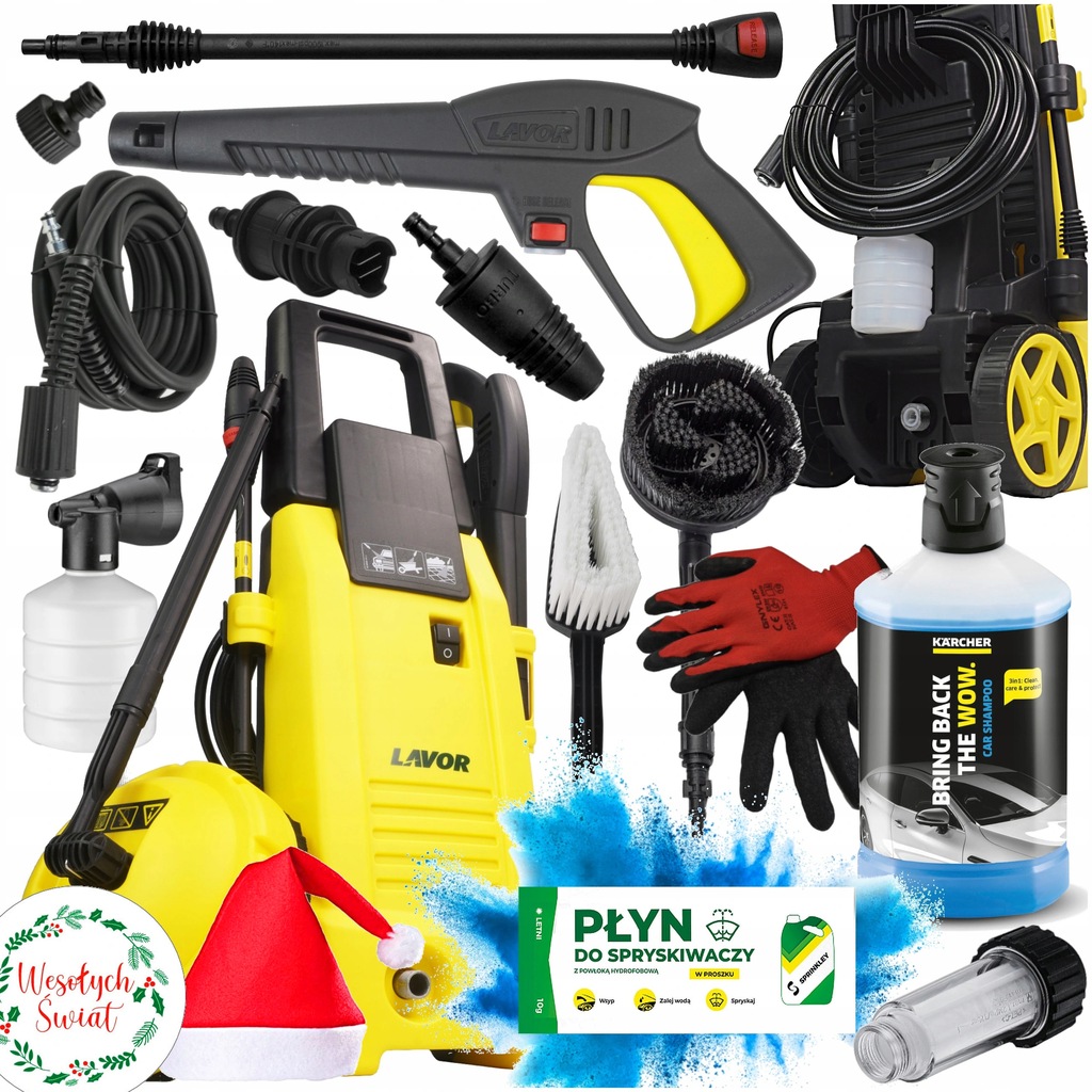 MYJKA CIŚNIENIOWA LAVOR NINJA PLUS 140 PIANOWNICA - 10680120564 - oficjalne archiwum Allegro