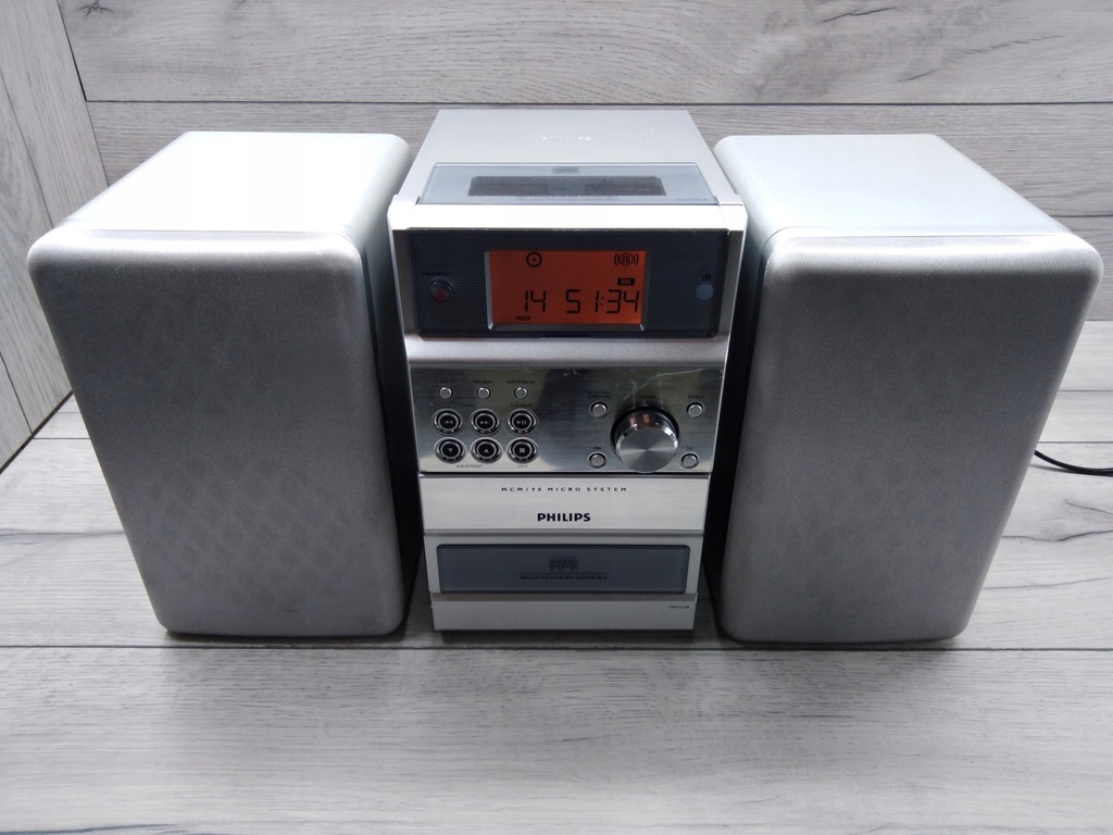 MINI WIEŻA PHILIPS CD FM/AM KASETA ŁADNY MODEL - 17197996396 - oficjalne archiwum Allegro