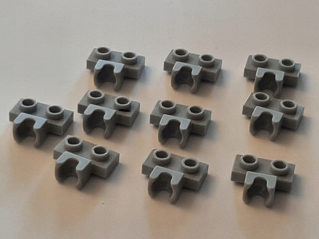 LEGO 14704 - UCHWYT JASNOSZARY-CENA ZA 10 SZT (B) - 11843485135 ...