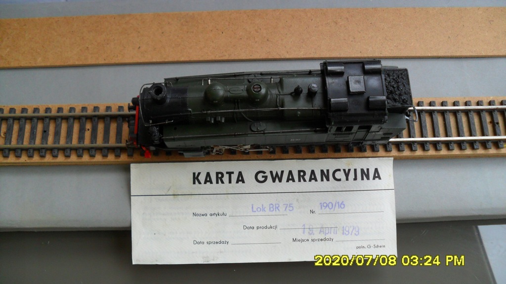 HO PIKO LOKOMOTYWA BR 75 - 9477450132 - oficjalne archiwum Allegro