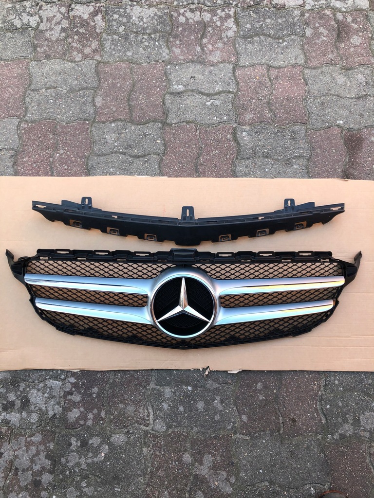 GRILL ATRAPA MERCEDES W205 A2058800183 KOMPLETNY - 13042324707 ...