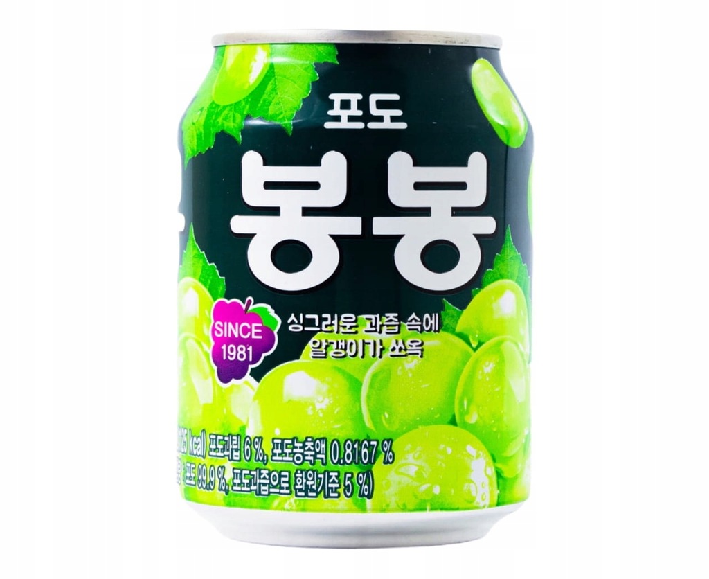 Napój winogronowy Bong-bong 238ml - 12466794047 - oficjalne archiwum Allegro