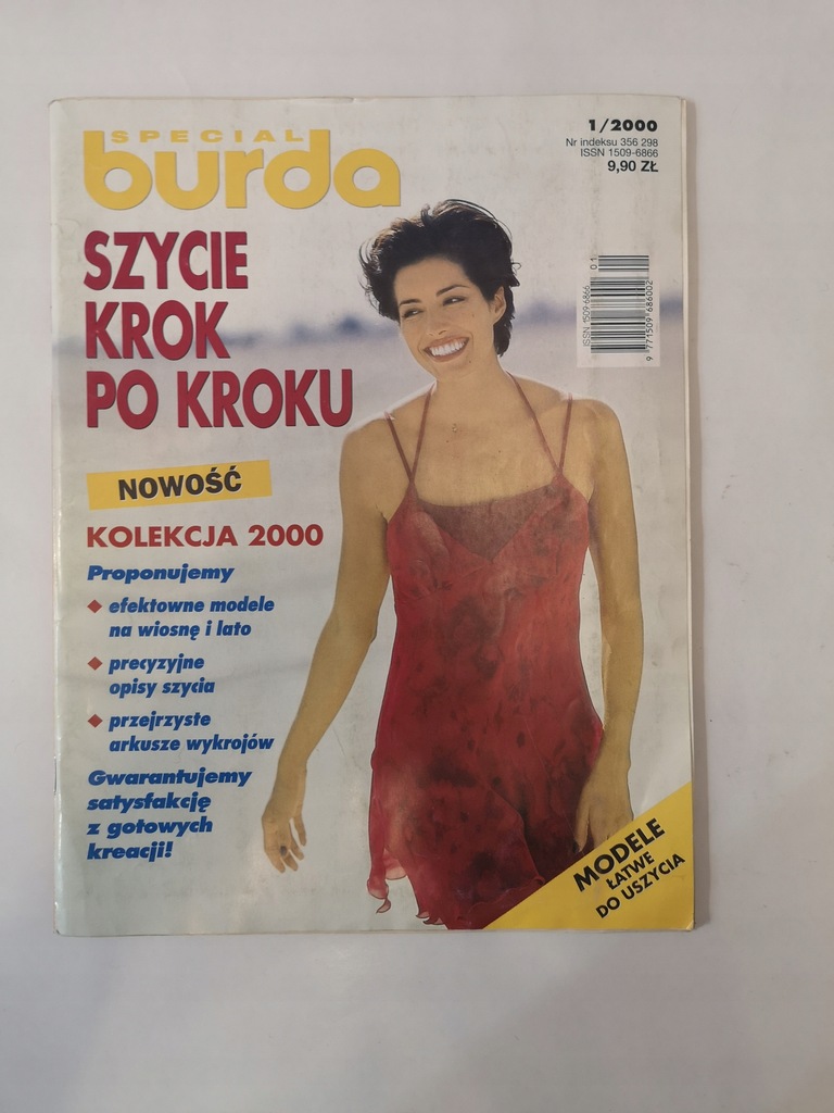 Burda Szycie krok po kroku 1/2000, wykroje - 13024897873 - oficjalne archiwum Allegro
