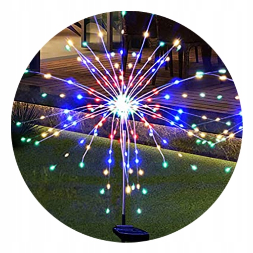 LAMPA SOLARNA OGRODOWA Dmuchawiec 120 ledów - 12157912245 - oficjalne archiwum Allegro