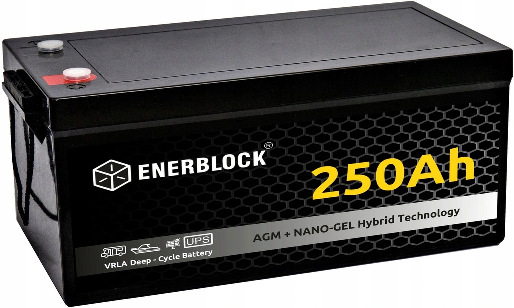AKUMULATOR 250AH AGM JDG12-250 do Kampera Łodzi - 12293904368 - oficjalne archiwum Allegro