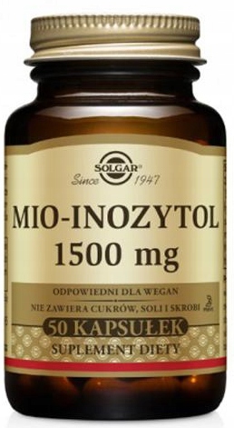 Suplement Solgar Mio-Inozytol 1500 mg 50 kapsułek - 12236887705 ...