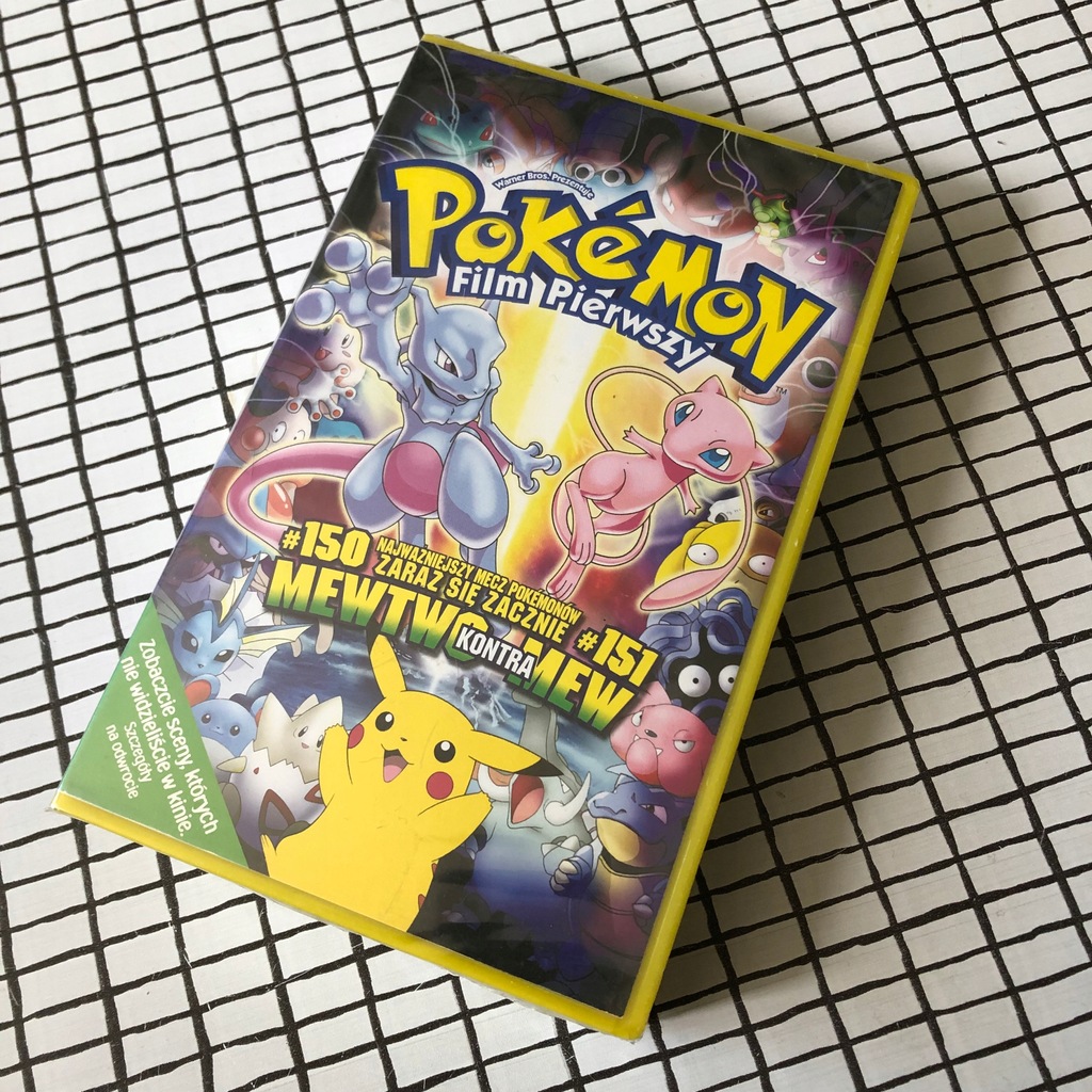 Pokemon Film Pierwszy VHS Kaseta nowa w folii - 12663248888 - oficjalne ...