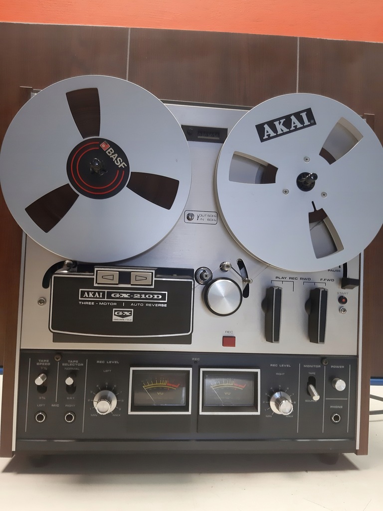 Magnetofon szpulowy AKAI GX-210D stan kolekcjoners - 9333439926 - oficjalne archiwum Allegro