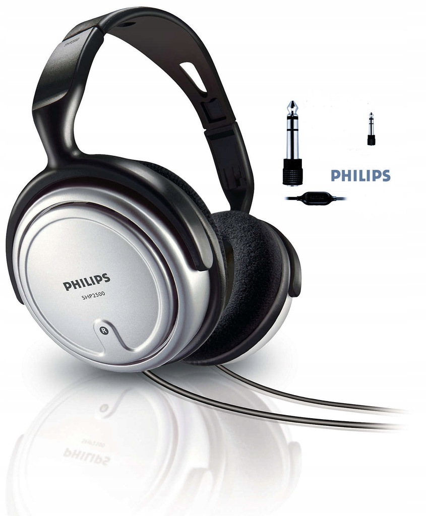 Słuchawki PHILIPS SHP2500 HIFI kabel 6m regulacja - 6379864601 ...