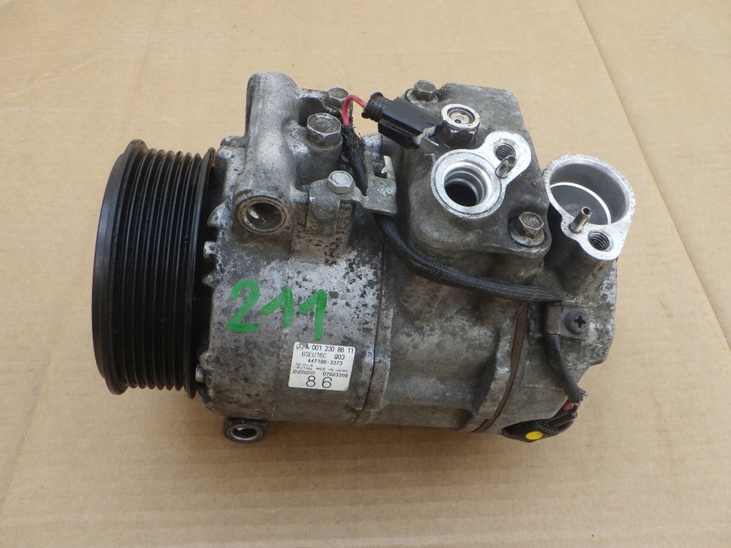 MERCEDES E W211 SPRĘŻARKA KLIMATYZACJI 0012308611 - 13843744203 ...