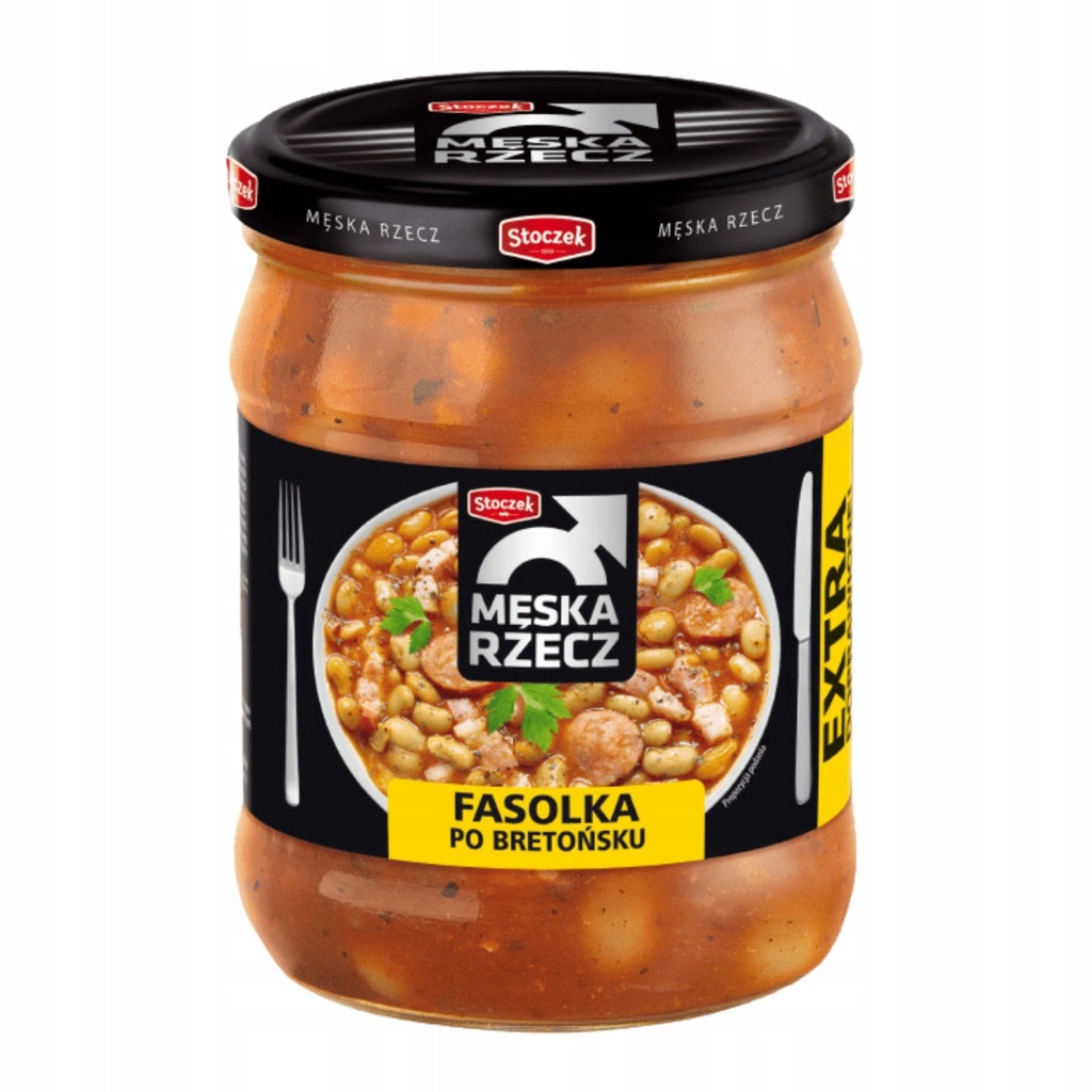 Stoczek Męska Rzecz Fasolka po Bretońsku Sycąca 500 g - 16773537786 - oficjalne archiwum Allegro