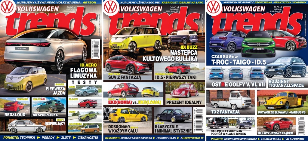 VOLKSWAGEN TRENDS Magazyn miłośników Volkswagena - 13291368664 ...