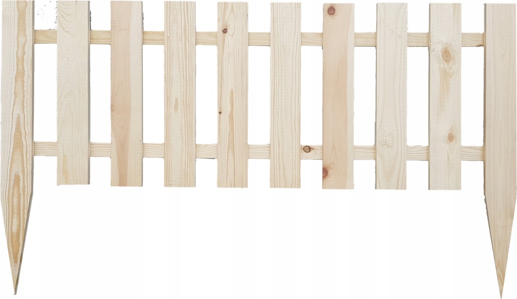 Płotki ogrodowe drewniane 5 szt. - 110x40cm LIMBOR - 11968421803 ...