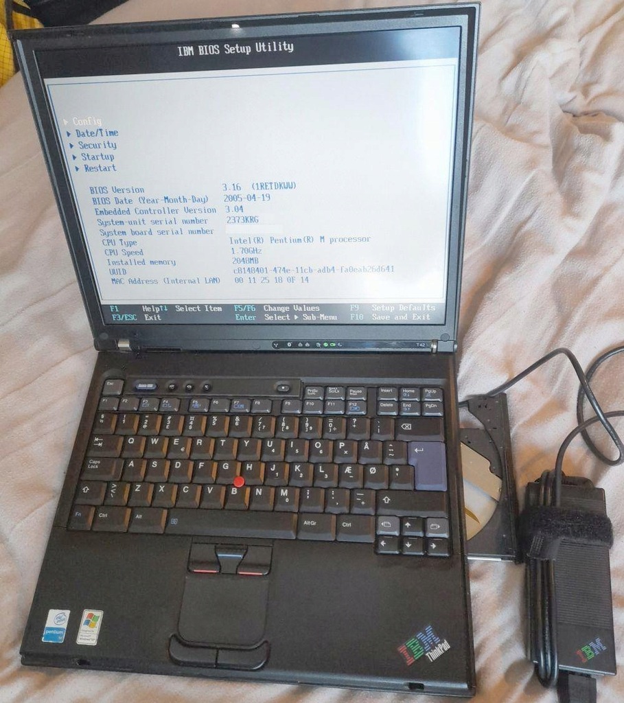 ThinkPad T42 1.70GHz 14" Radeon 7500 2/160GB - 15057864860 - oficjalne archiwum Allegro