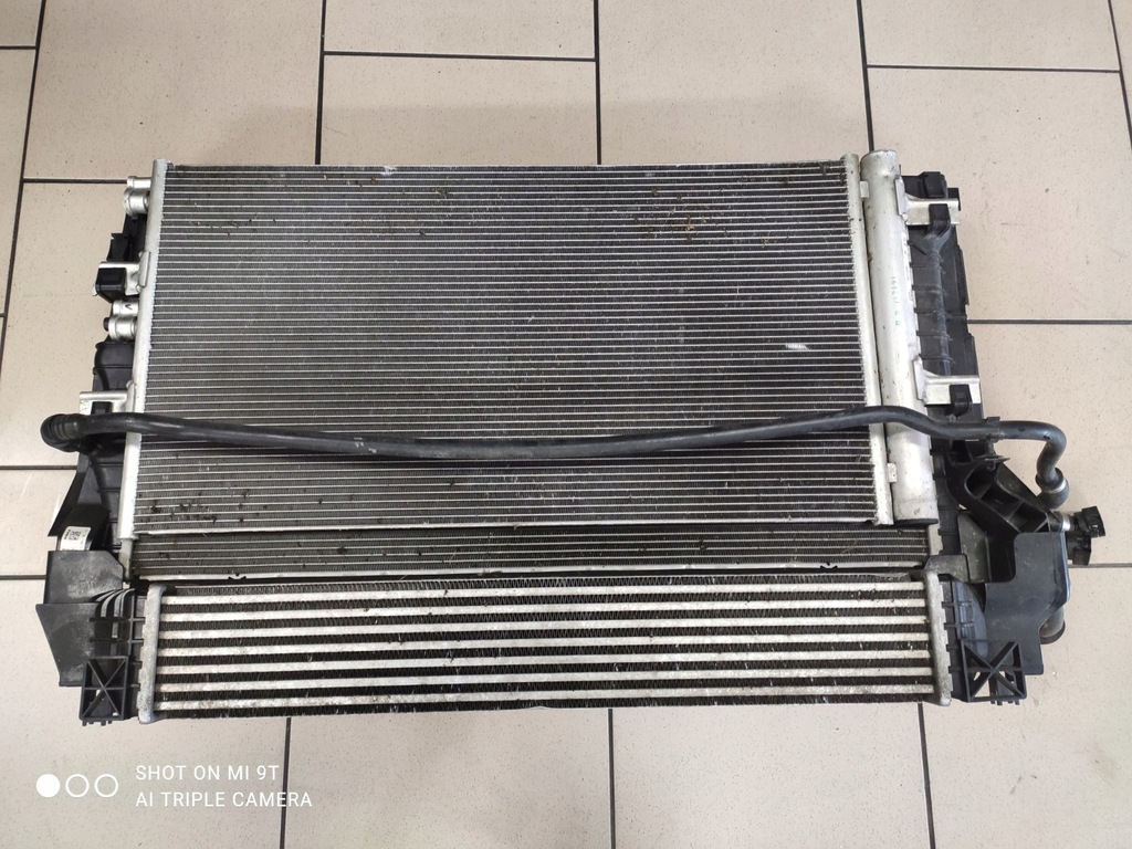 BMW X1 F48 X2 F39 1 F40 2 F45 F46 KOMPLET CHŁODNIC - 11311897861 ...