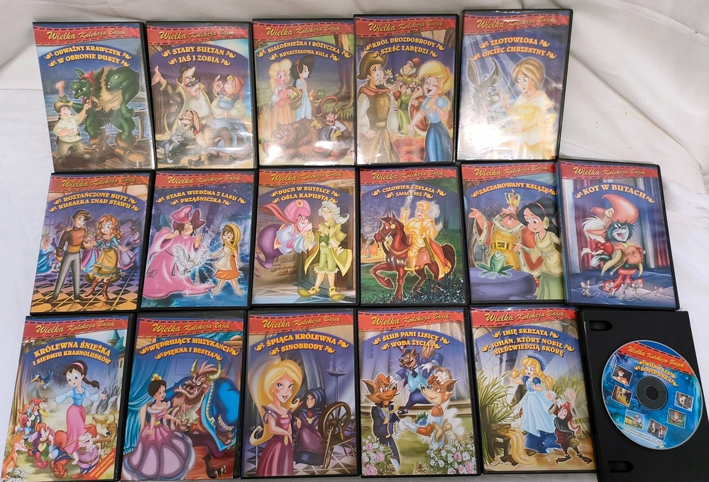 WIELKA KOLEKCJA BAJEK VCD Kot w butach - 12682665656 - oficjalne archiwum Allegro