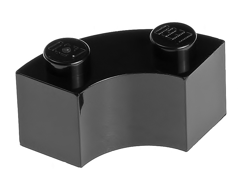 LEGO Klocek narożny okrągły 2x2 85080 czarny - 11127667300 - oficjalne ...