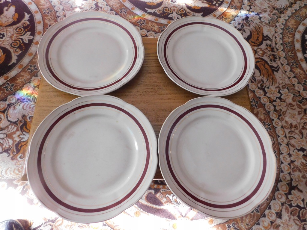 Chodzież talerzyki deserowe 4 szt. - unikat - 15210250856 - oficjalne archiwum Allegro