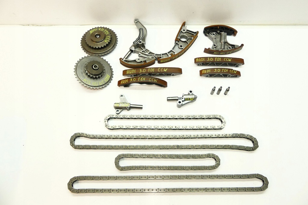 AUDI A4 B8 A5 3.0 TDI CCW ROZRZĄD ZESTAW ROZRZĄDU - 10483815381 ...