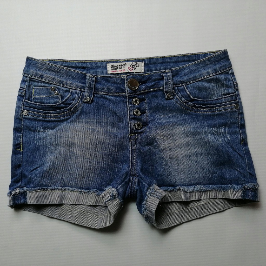 Blue Rags krótkie spodenki szorty jeans r. 40 - 13296421324 - oficjalne archiwum Allegro
