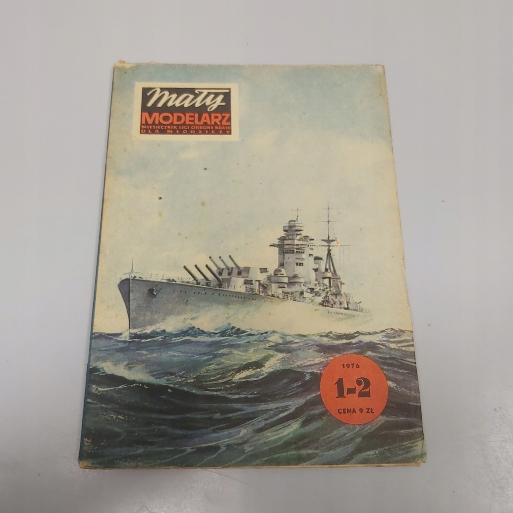 Mały Modelarz 1-2/1976 Pancernik RODNEY - 13135468417 - oficjalne archiwum Allegro