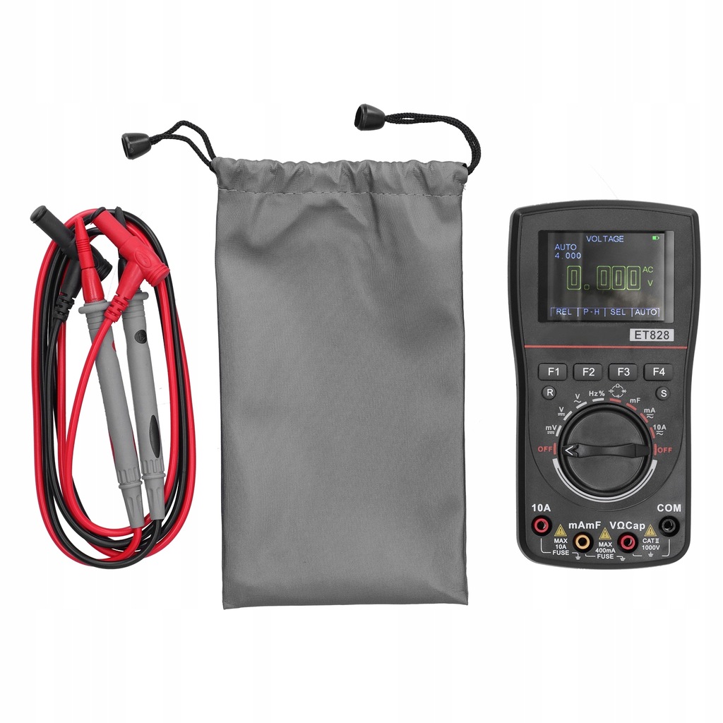 CYFROWY MIERNIK MULTIMETR PRĄDU LCD OSCYLOSKOP - 13294962342 - oficjalne archiwum Allegro