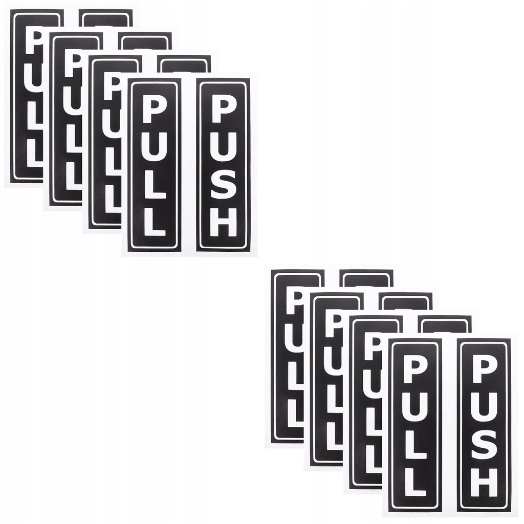 Sliding Door Logo Sticker Sign Adhesive Pull Push - 13805819384 ...