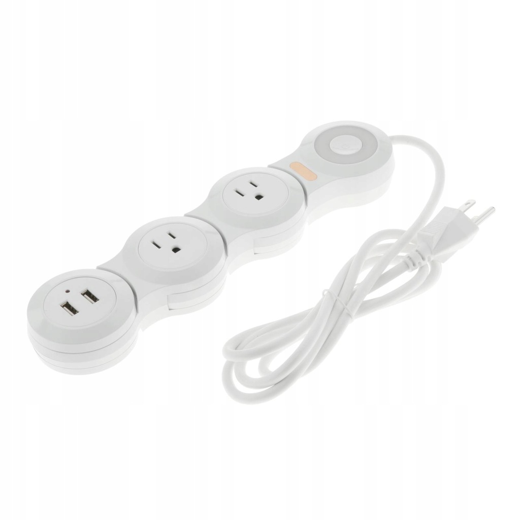 Flexible Power Strip With Surge White 3 Outlets - 13390339082 ...