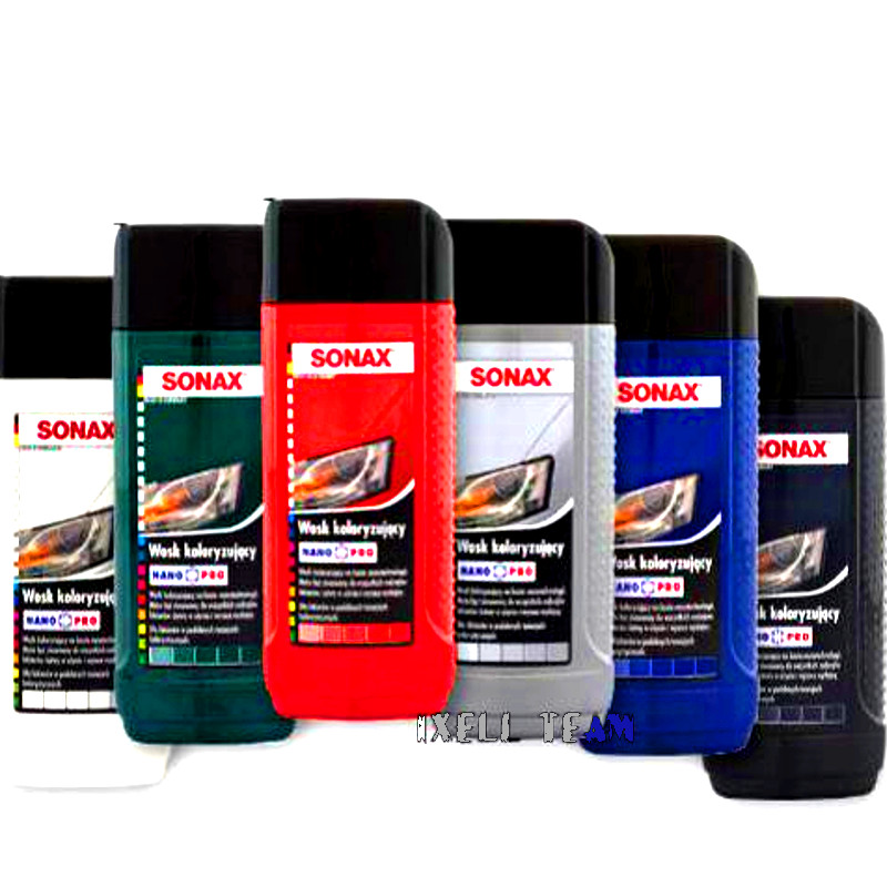 SONAX 250 ml wosk koloryzujący 6 KOLORÓW do wyboru Polish+Wax Color 944 ...