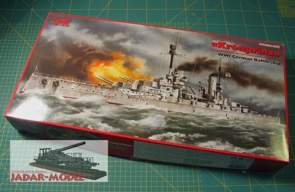 ICM S.003 1/350 "Kronprinz" WWI German Battleship - 14119245694 ...