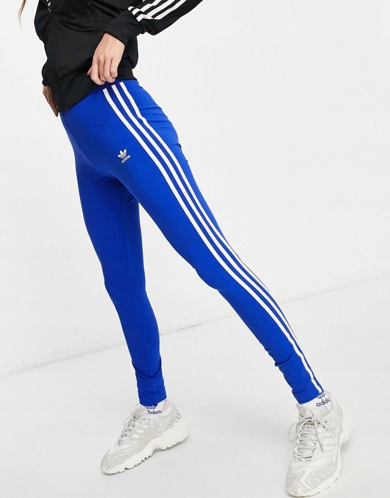 ADIDAS ORIGINALS LEGGINSY NIEBIESKIE 34 XS 1ZAD - 11427493603 ...