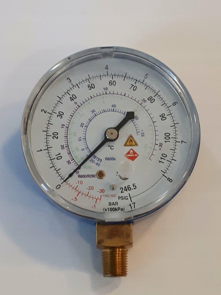 Manometr niskiego ciśnienia czynnik R600/R290 - 12828892976 - oficjalne ...