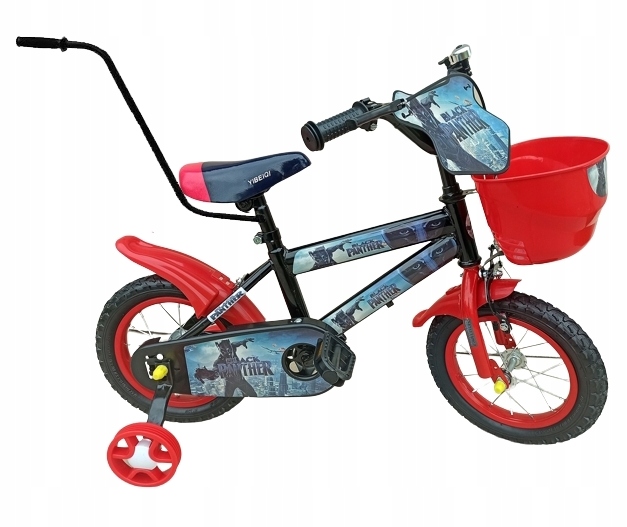Rowerek ROWER CZARNA PANTERA 12 CALI PROWADNIK - 13412194179 ...