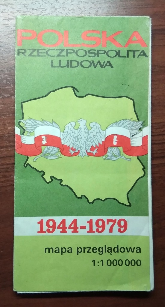 Polska mapa przeglądowa PRL 1979 r. - 12102485482 - oficjalne archiwum ...